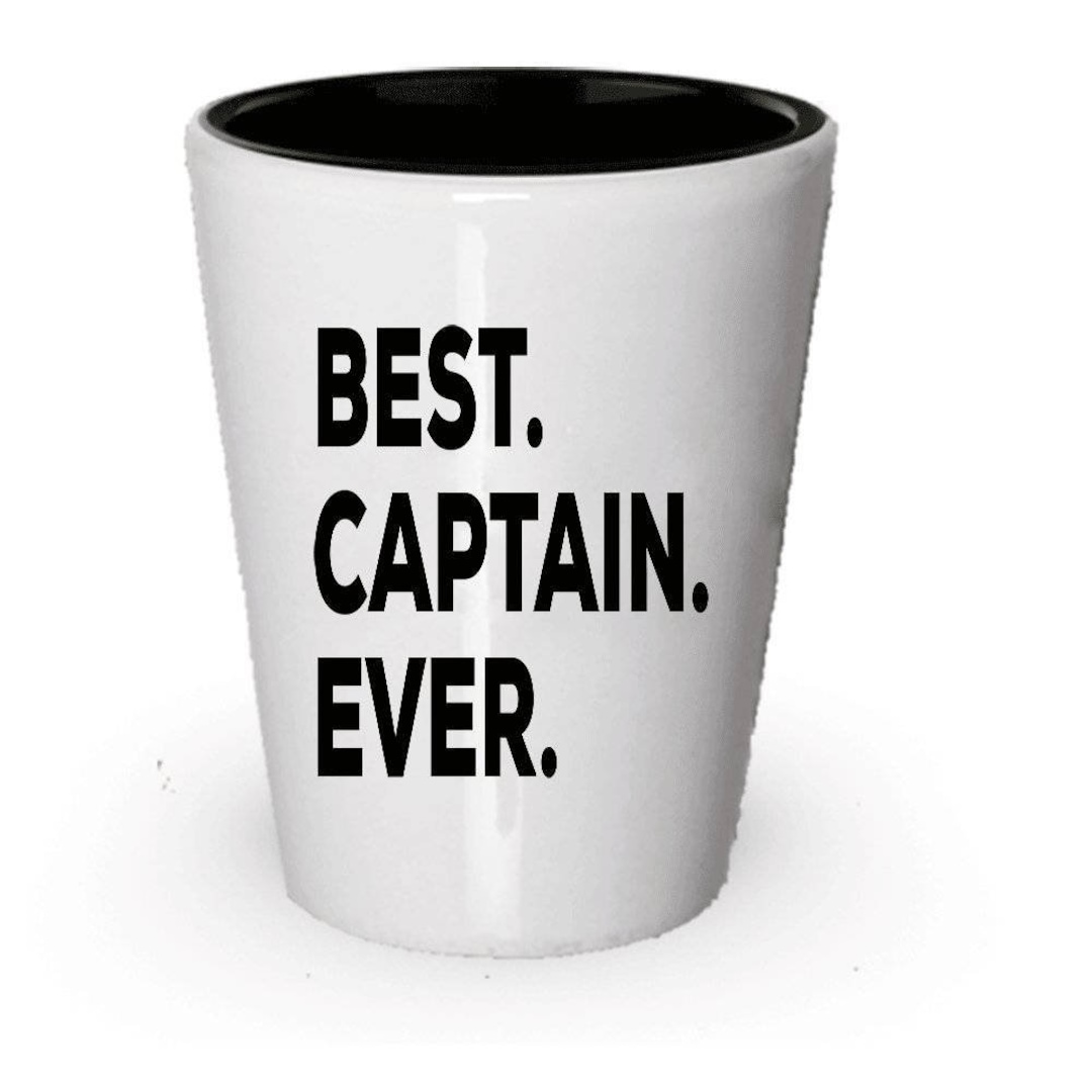Captain Shot Glass, Best Captain Ever, Captain Gift, Gift for Captain ...