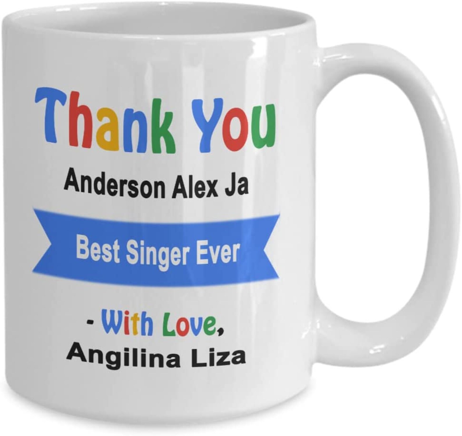 Personalized Singer Mug, Singer Mug, Singer Gifts, Custom Gift for ...