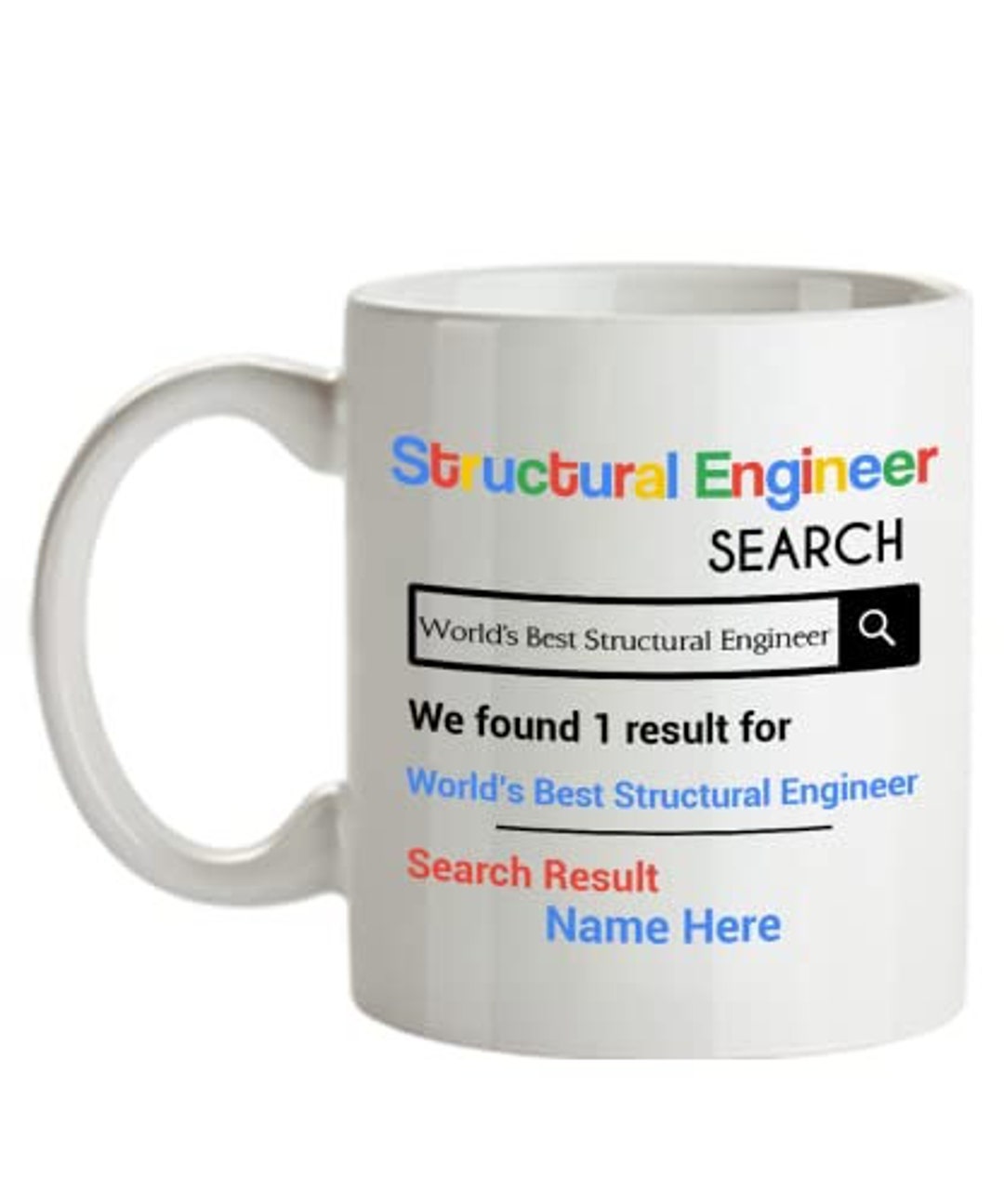 Personalized Structural Engineer Mug - Personalized Structural Engineer ...