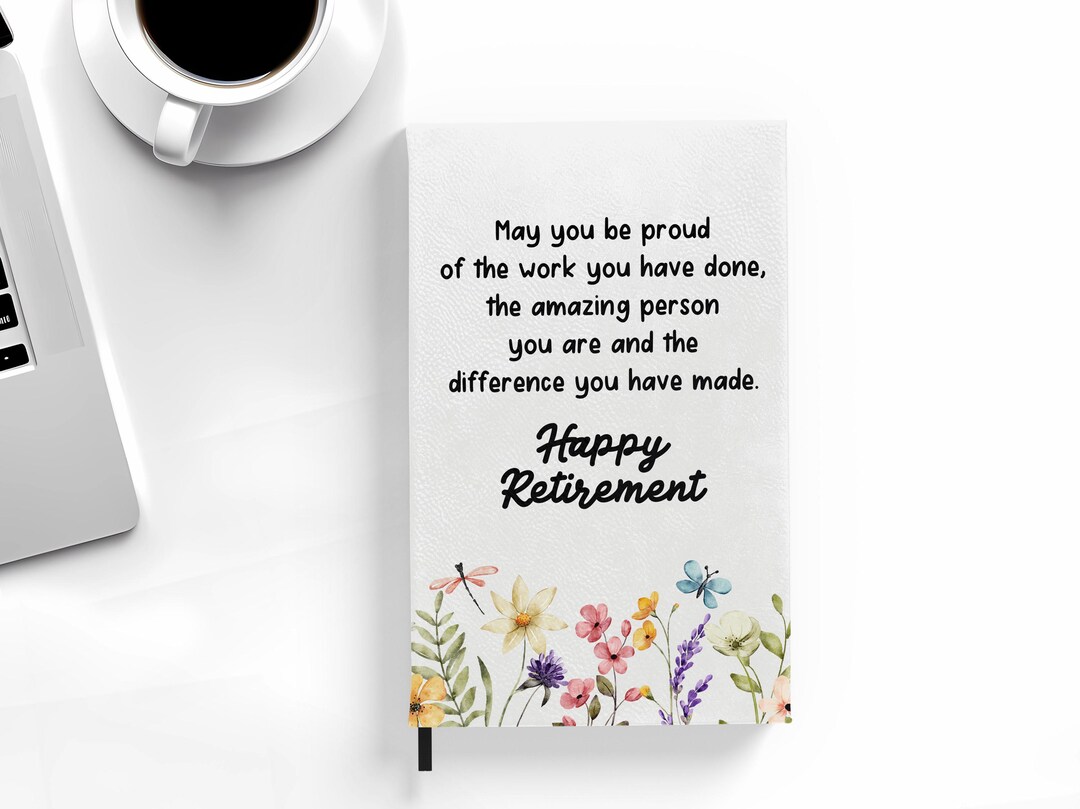 Retirement Journal, Retirement Notebook, Ruled Line Pages, Gift Idea ...