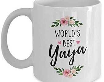 Yaya Gift Yaya Mug Best Yaya Definition Mug Yaya Grandma 11oz Coffee ...
