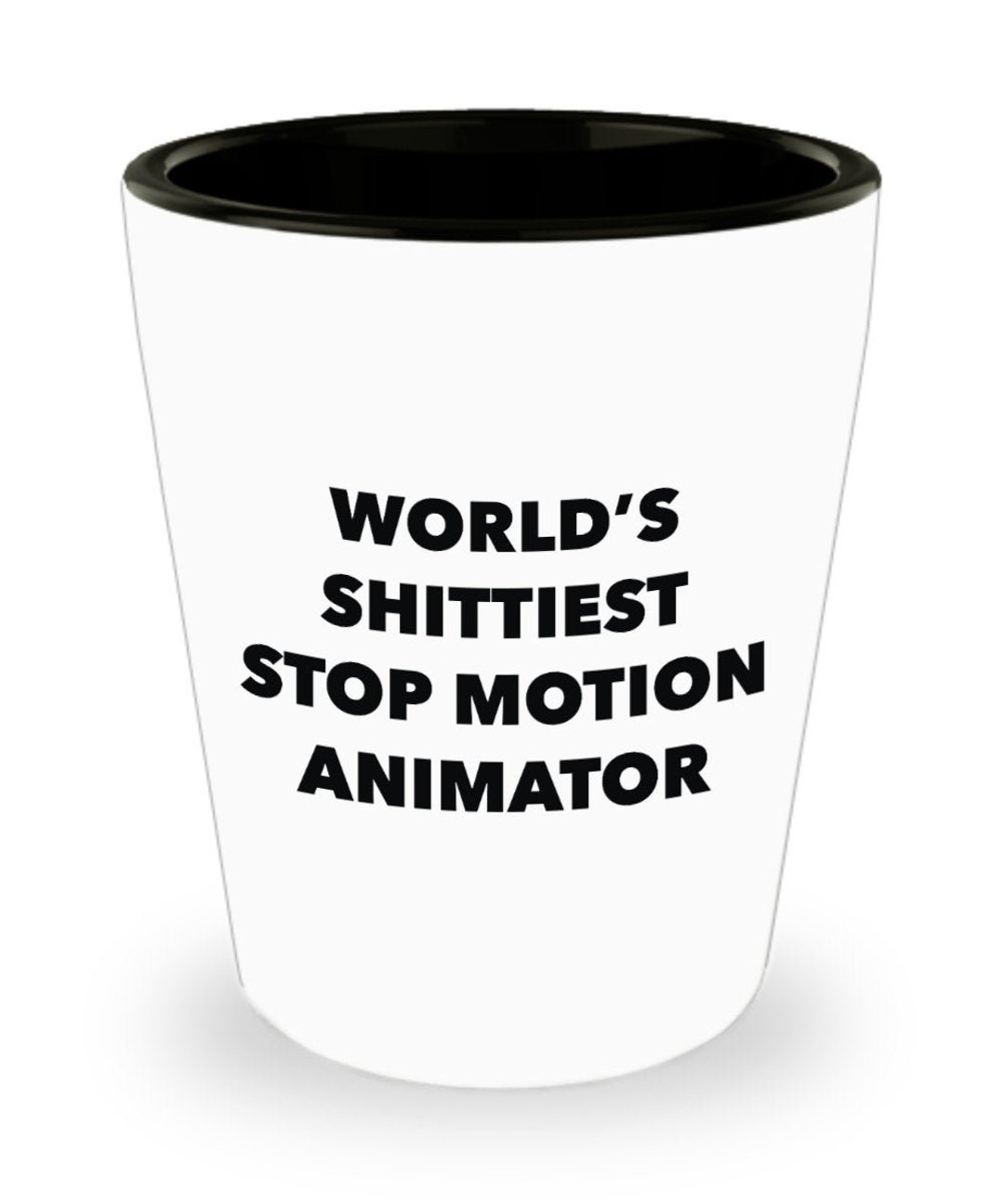 Stop Motion Animator Shot Glass World's Shittiest Stop - Etsy