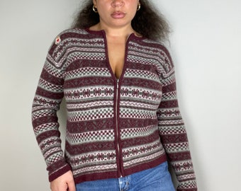 Alpine Cardigan by Eribe in Piccalilli 96% Lambswool With Angora ...