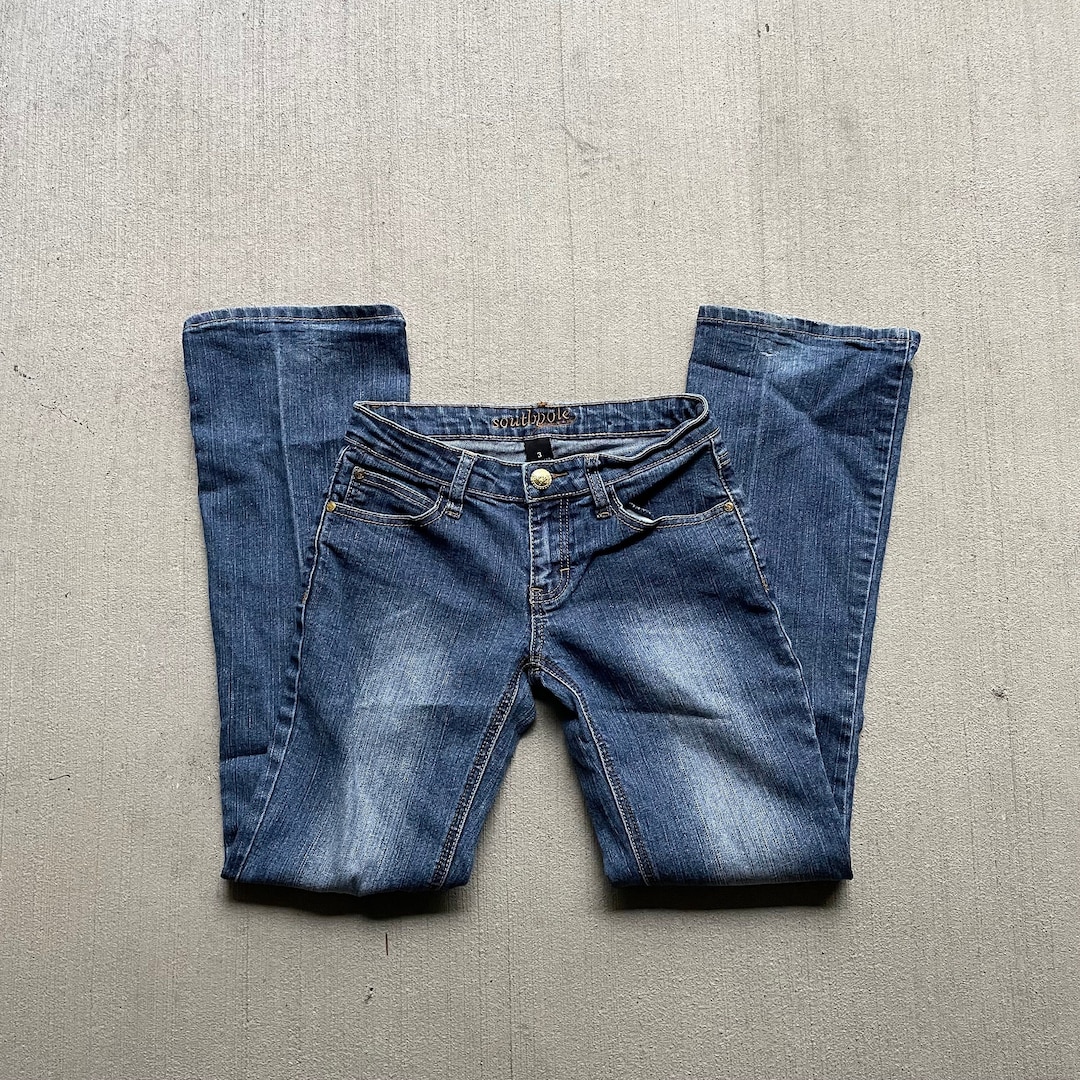 Y2K Vintage Early 2000s South Pole Low Rise Flare Bootcut Jeans - Etsy UK
