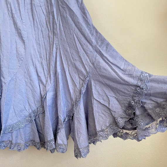 PLUS size cottagecore light blue fairy skirt vintage … - Gem