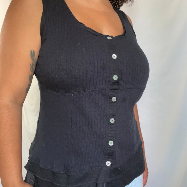 Button up Tank - Etsy