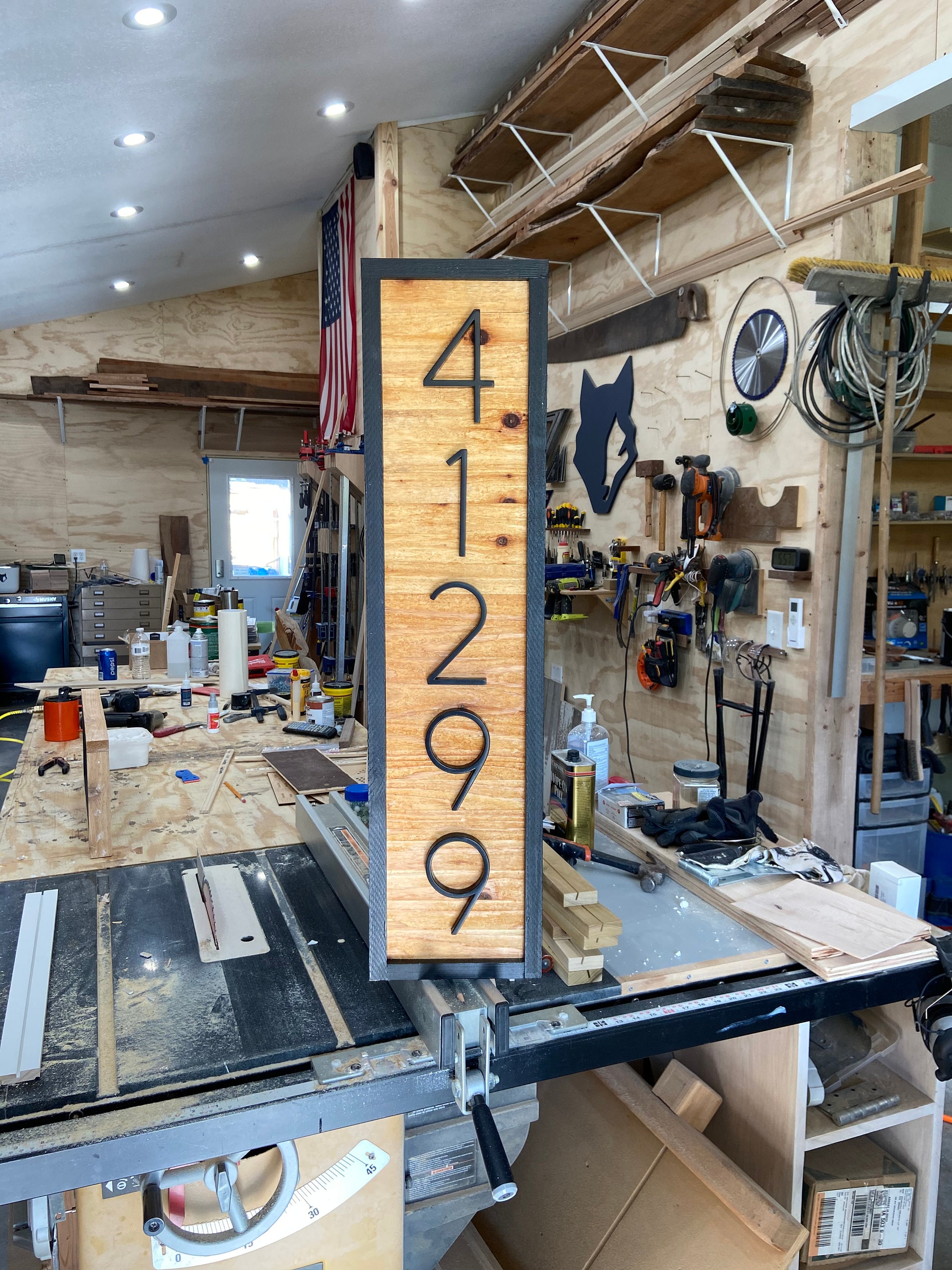 Cedar House Numbers Cedaraddress Sign Black House Numbers - Etsy Canada