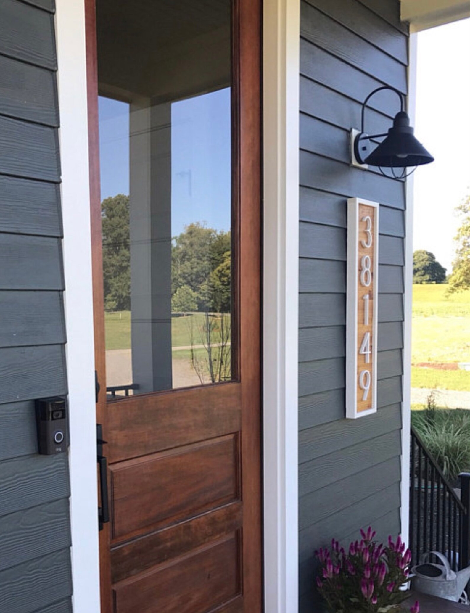 White Cedar Cedar House Numbers Cedaraddress Sign White - Etsy
