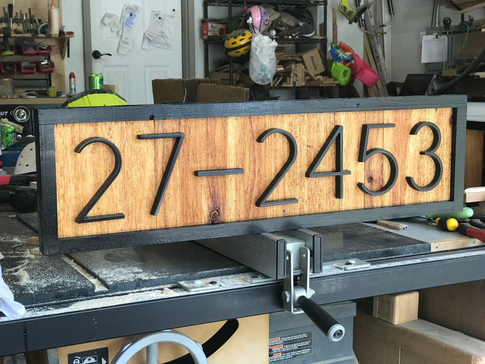 Cedar House Numbers Cedaraddress Sign Black House Numbers - Etsy