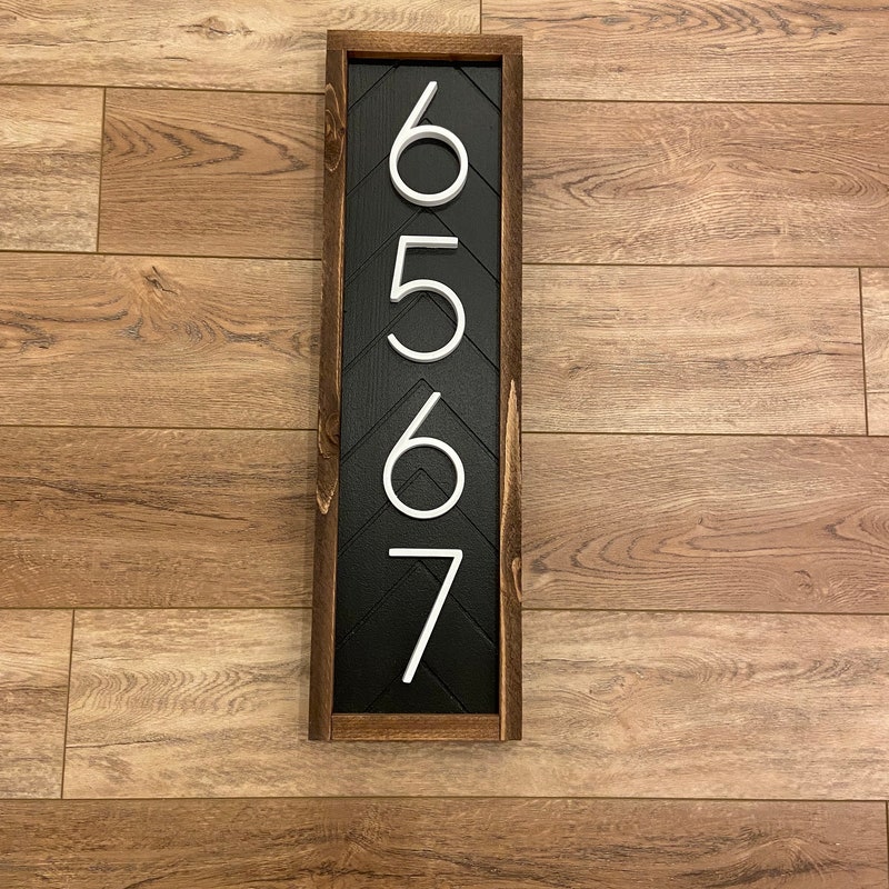 Modern Farmhouse House Numbers - Etsy