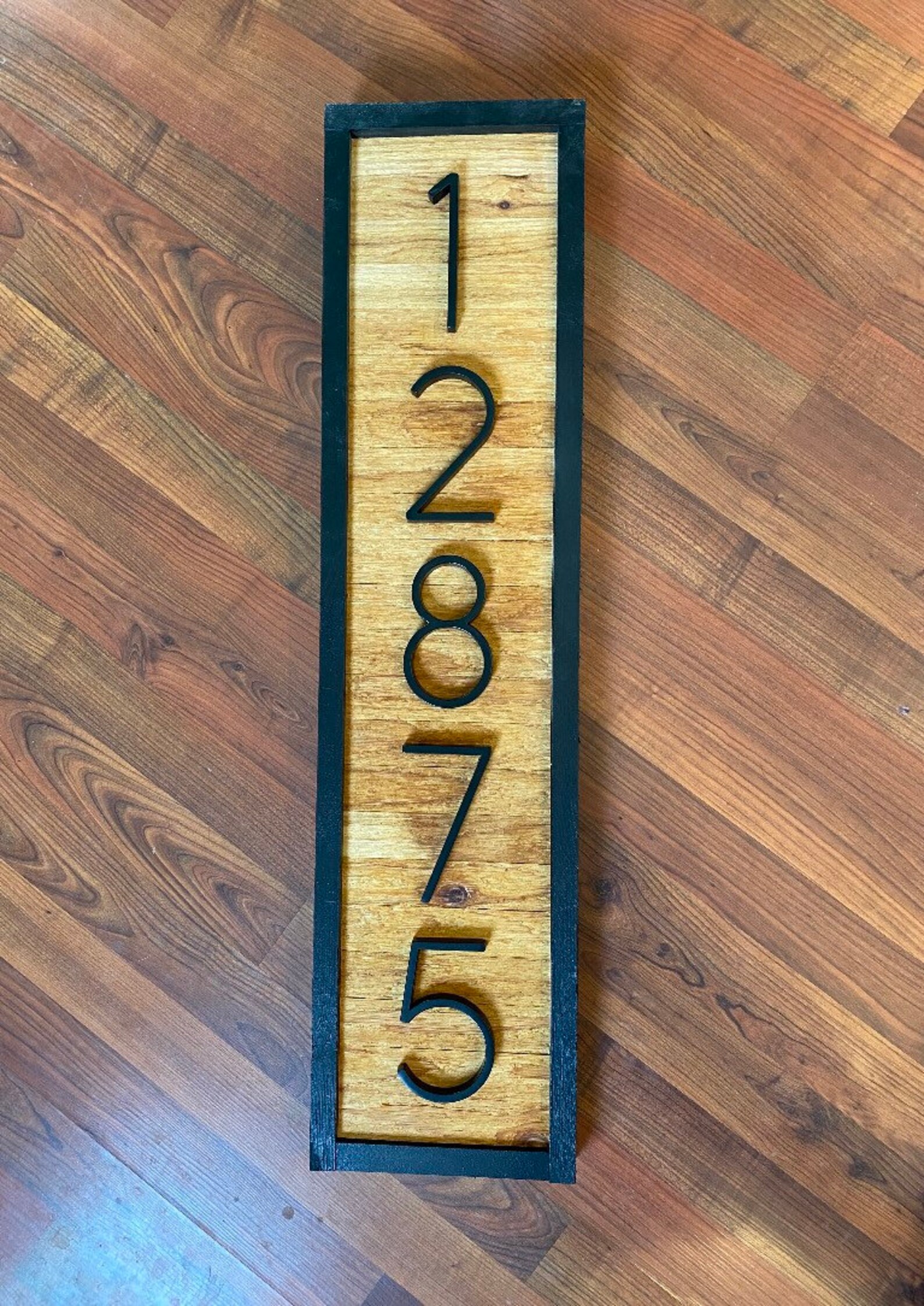 Cedar House Numbers Cedaraddress Sign Black House Numbers - Etsy
