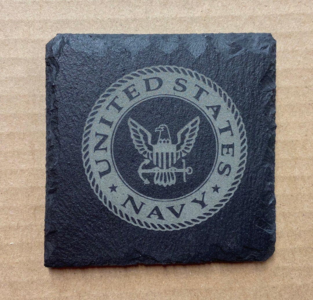 Military Slate Drink Coaster | Personalized | Custom Coasters | Army ...