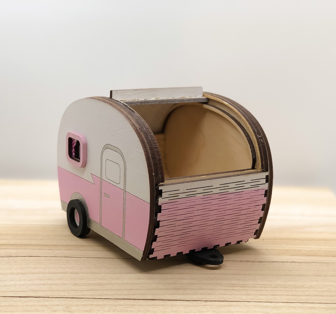 Vintage Camper svg/dfx/ai/pdf Cut File for laser cutting | Etsy