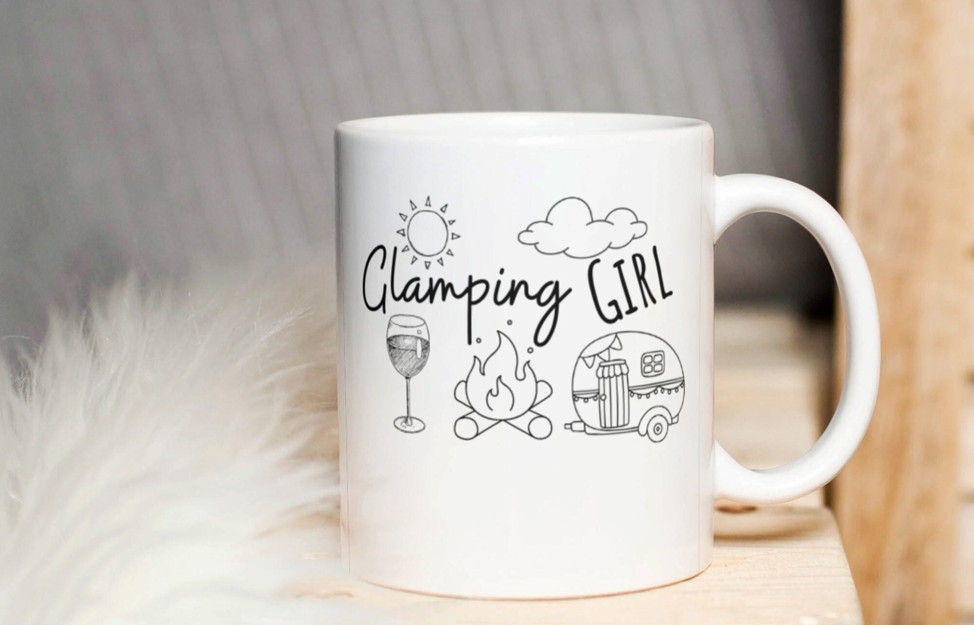 Glamping Girl Shirt SVG File Glamper Camping Sublimation for Cricut ...