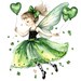 St Patrick's Day Fairy Clipart | Cute Fairies | St Paddy's Day | St ...