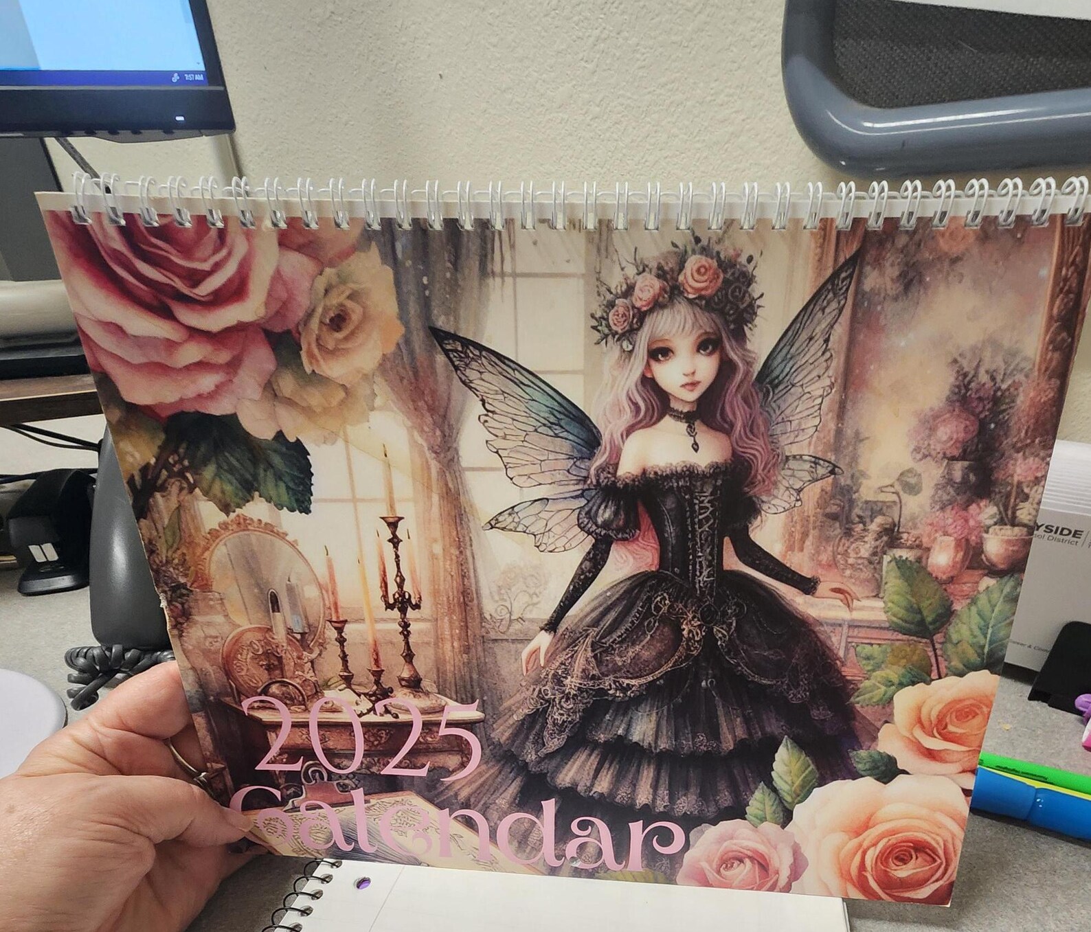 2025 Wall Calendar | Goth Fairies Fantasy Calendar | 12 Month Calendar ...