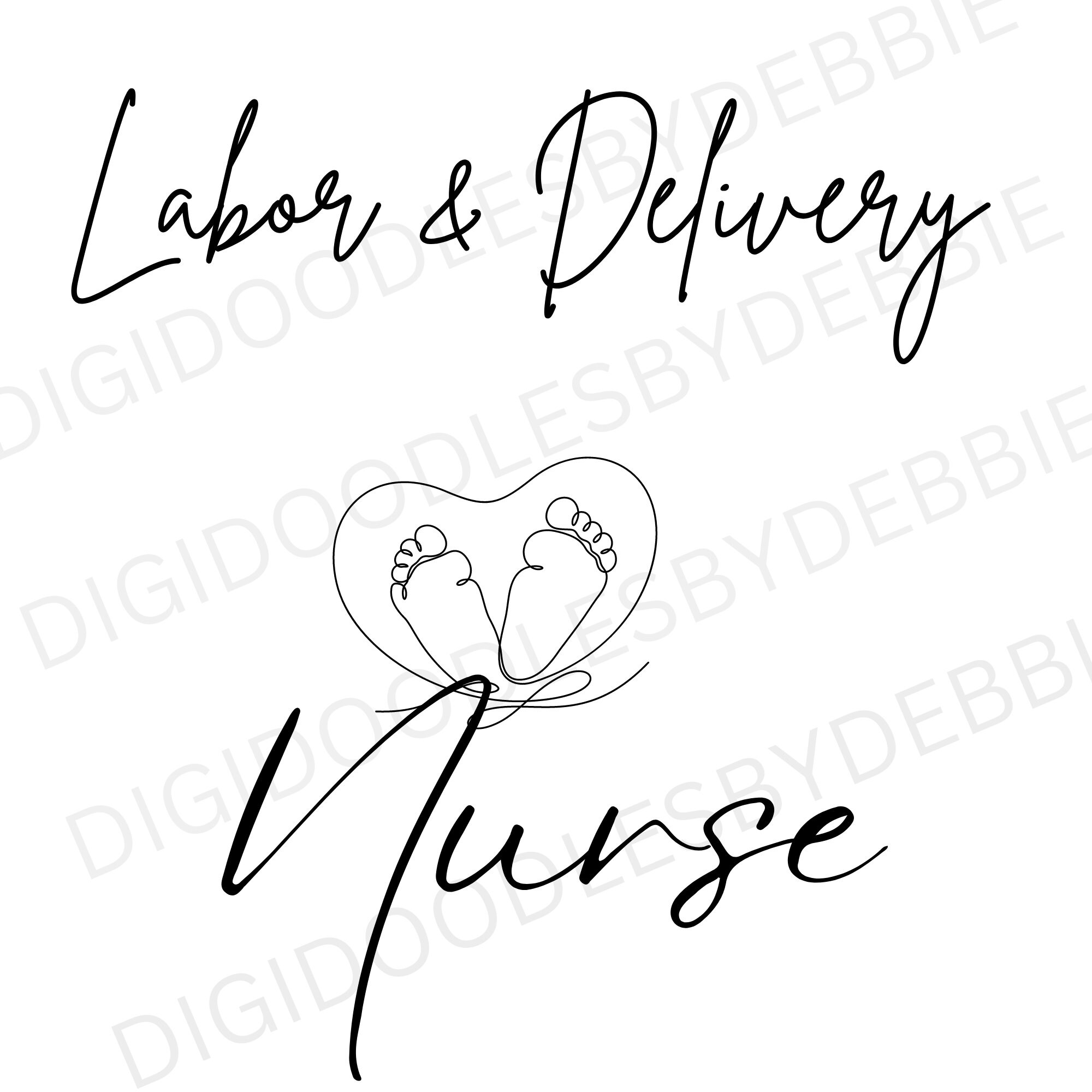 Nurse SVG Labor and Delivery Nurse SVG Png Pdf File Nurse - Etsy
