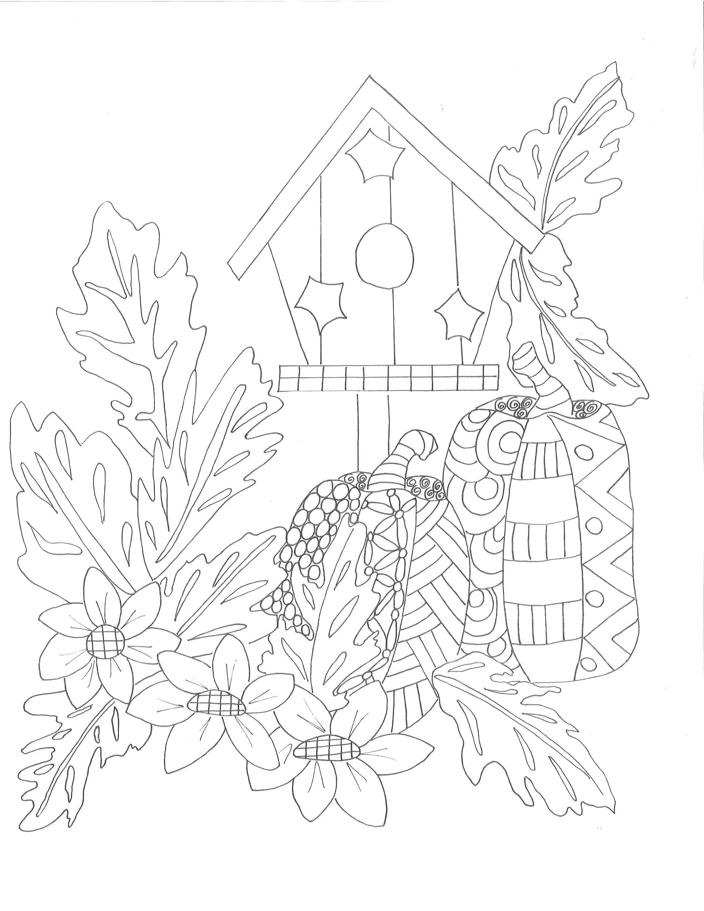Halloween Zentangle Coloring Pages: Stress Relief Activity (printable ...