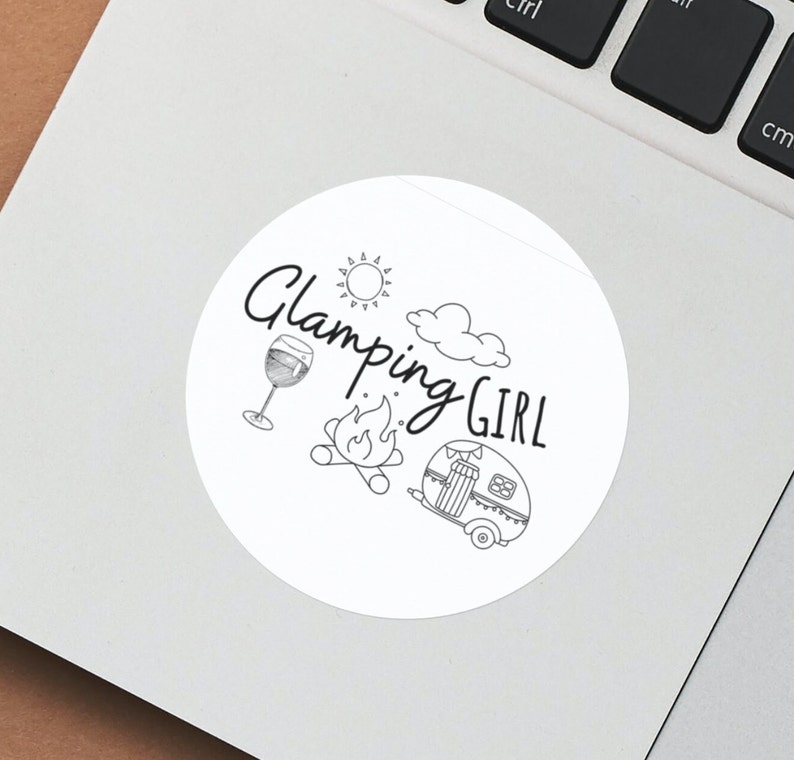 Glamping Girl Shirt SVG File Glamper Camping Sublimation for Cricut Glamping Lovers Glamp Life ...