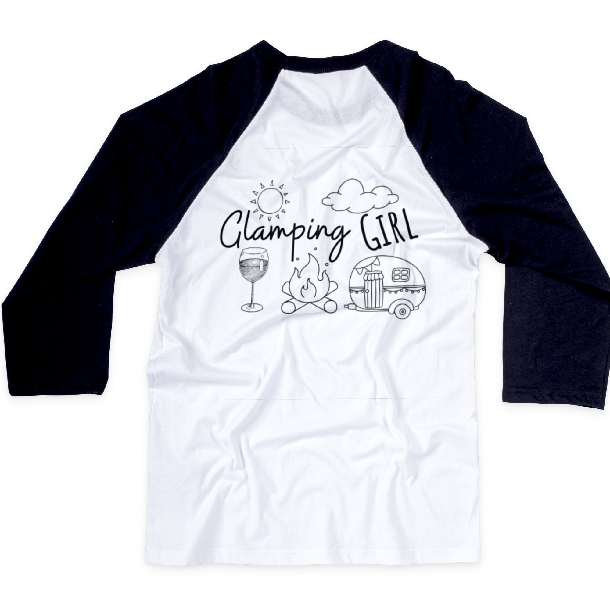 Glamping Girl Shirt SVG File Glamper Camping Sublimation for Cricut ...