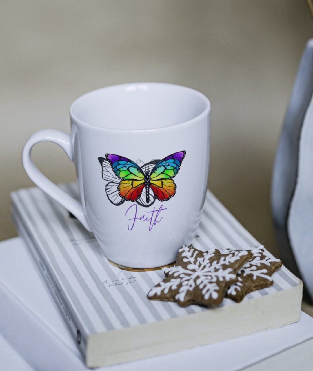Rainbow Butterfly Faith PNG: Christian Clipart (digital Download) - Etsy