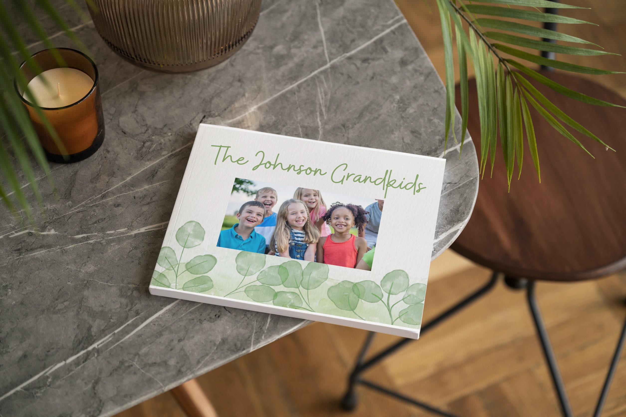 Digital Photo Album, Digital Scrapbook Template Canva, Canva Album ...