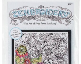 Stamped embroidery | Etsy