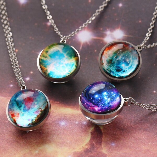 Galaxy Necklace - Etsy