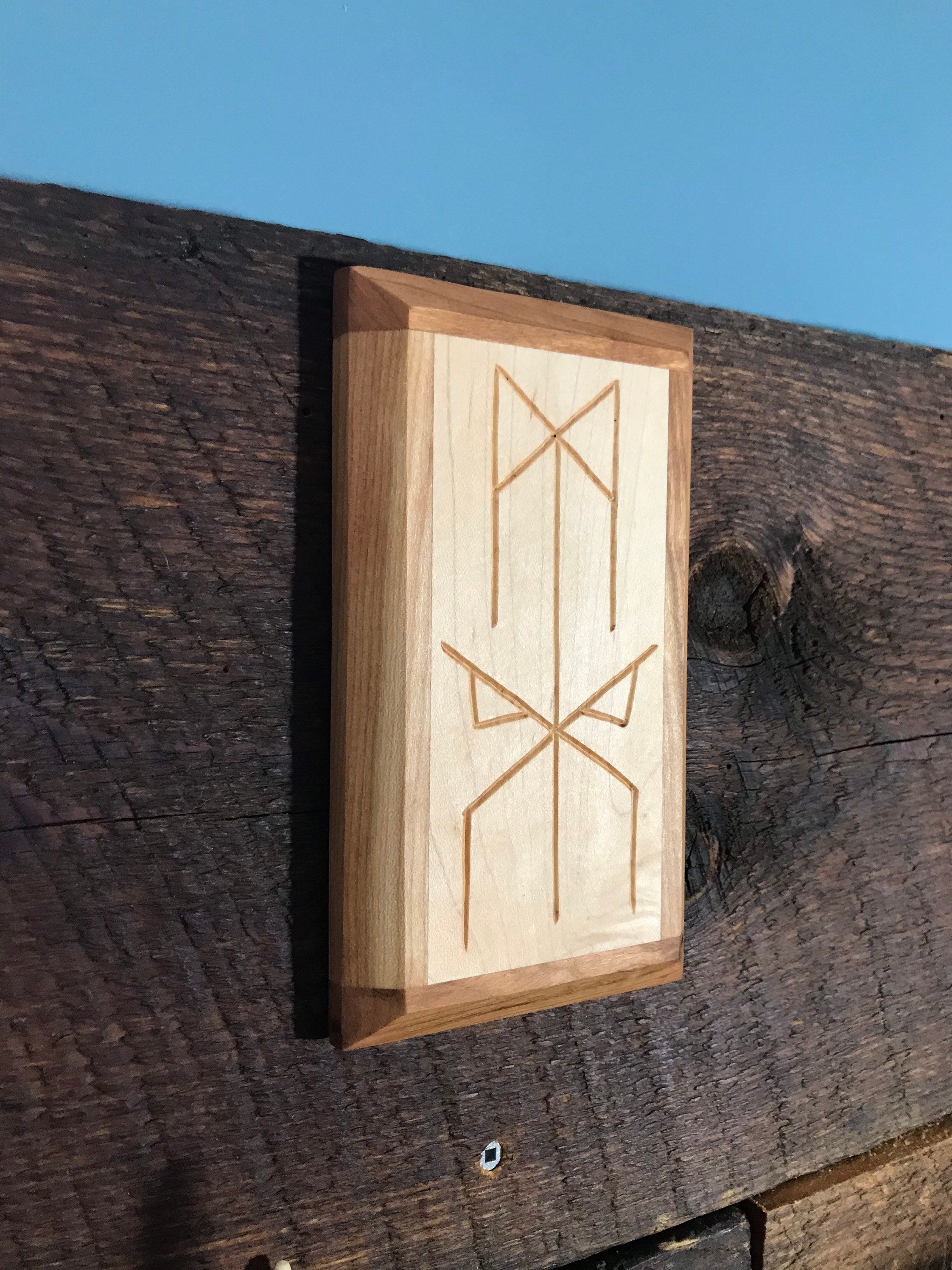 Martial artists bind rune Occult Decor Pagan Decor | Etsy