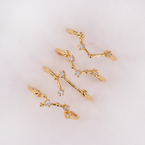 Zodiac Sign Rings astrology Ring Horoscope Ring - Etsy