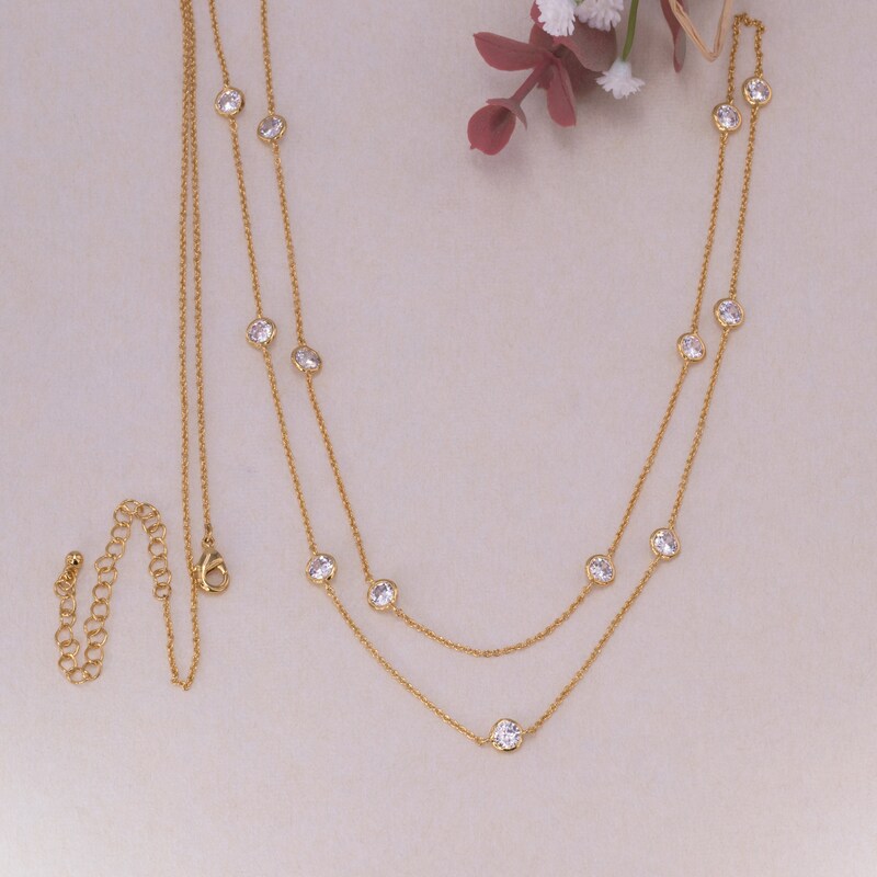 Long Chain Necklace - Etsy