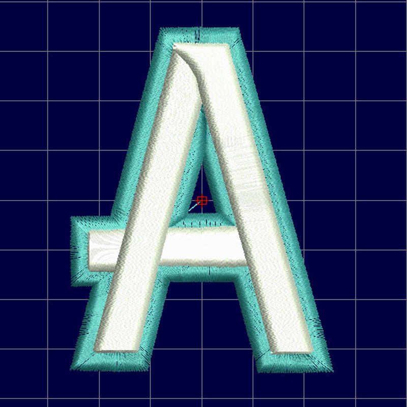 3d Puff Embroidery Font - Etsy