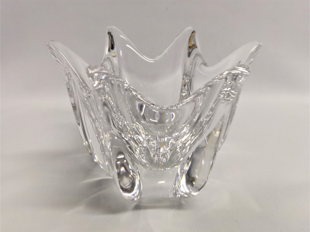 Orrefors Large Crystal Belle Tulip Bowl - Swedish Art Glass Vase - Etsy