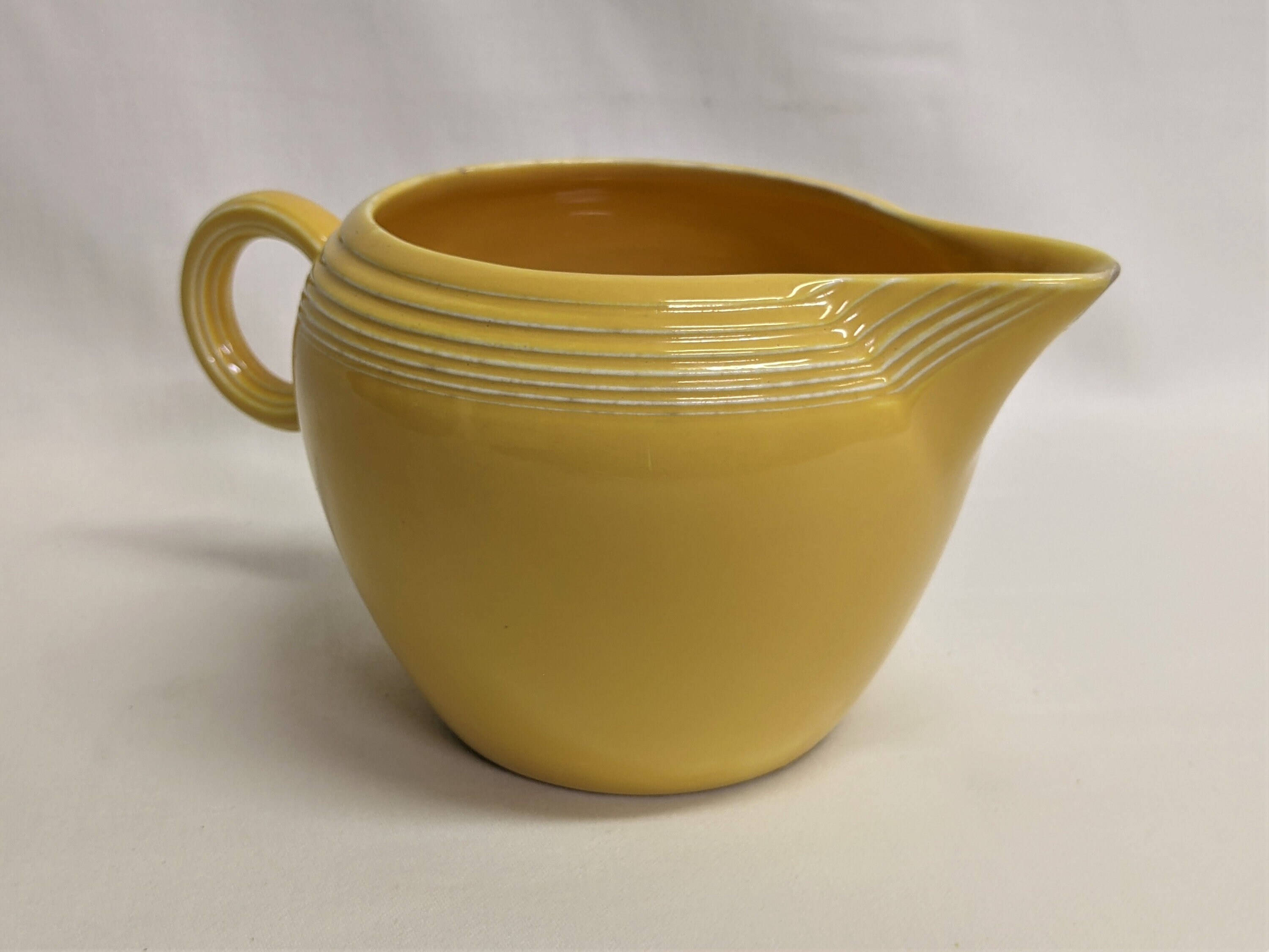 Fiestaware Original 2-Pint Yellow Ceramic Water Jug | Etsy