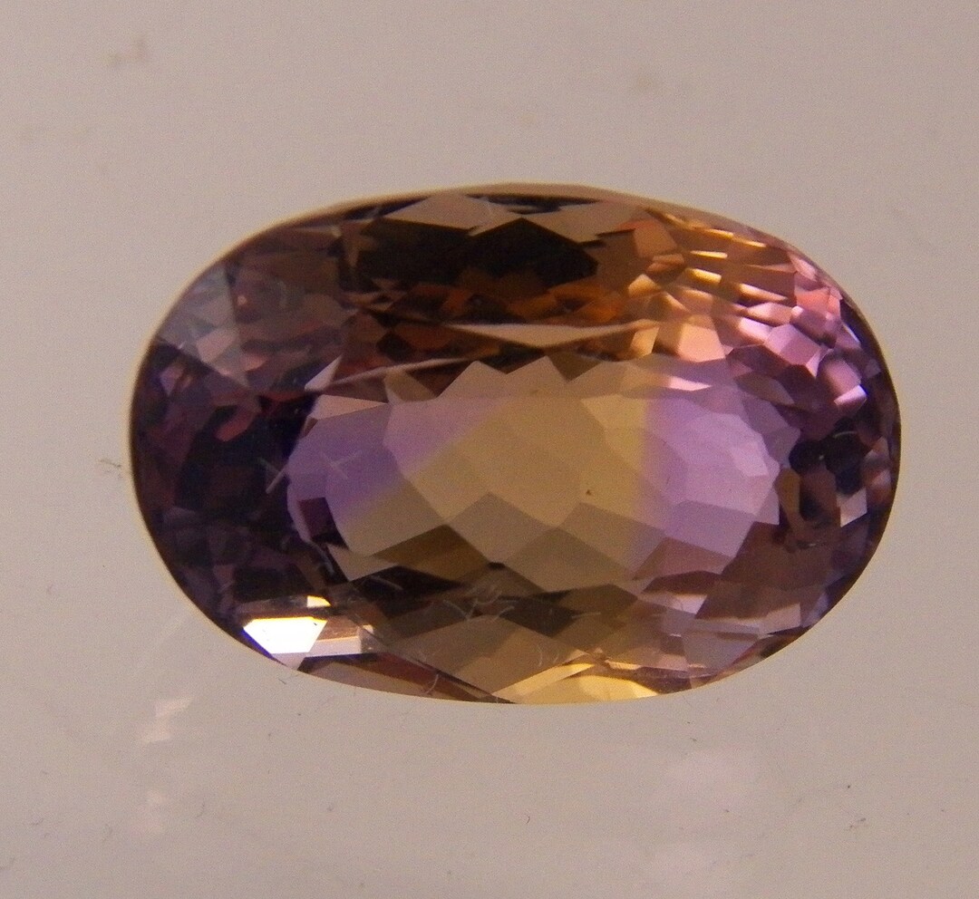 Natural, Ametrine, Purple and Blue, SI, Pearcut, Faceted, Unusual Color ...