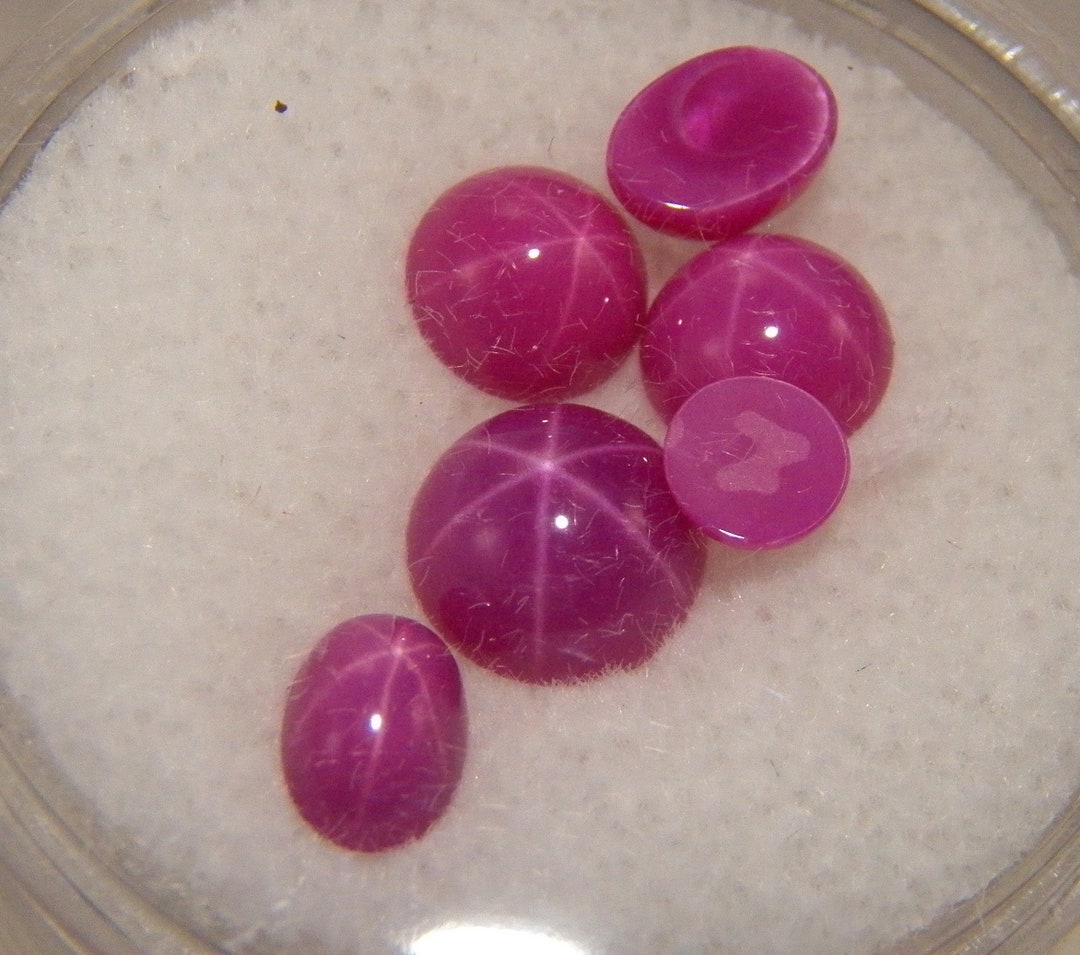 Parcel, Linde Star Sapphires, 9.07 Carats, Red Color, Vintage ...