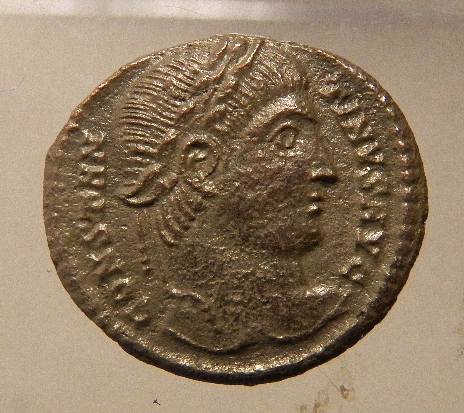 Constantine the Great,silvered, AE Bronze Follis, 307 337 AD, Biblical ...
