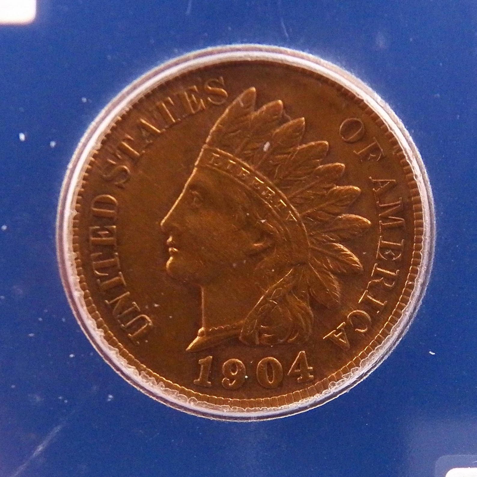 1904 Indian Head Wheat Penny, ICG MS 60 DTL, Graded in Holder, Copper ...