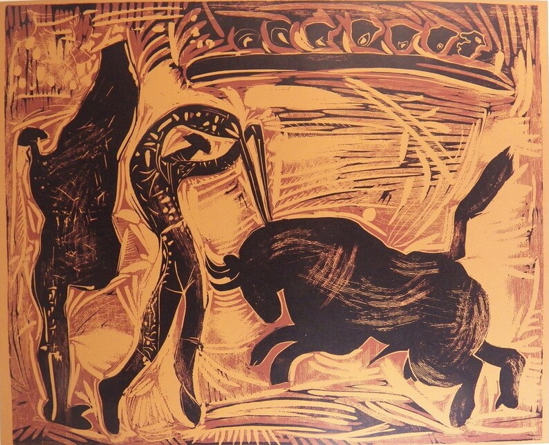 Pablo Picasso Linoleum Cuts 1962 Grabados Al Linoleo - Etsy