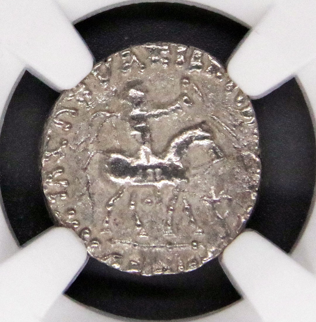 Azes 1 or 2, NGC XF, Indo-scythian Kingdom, After Ca. 58 Bc, AR Drachm ...