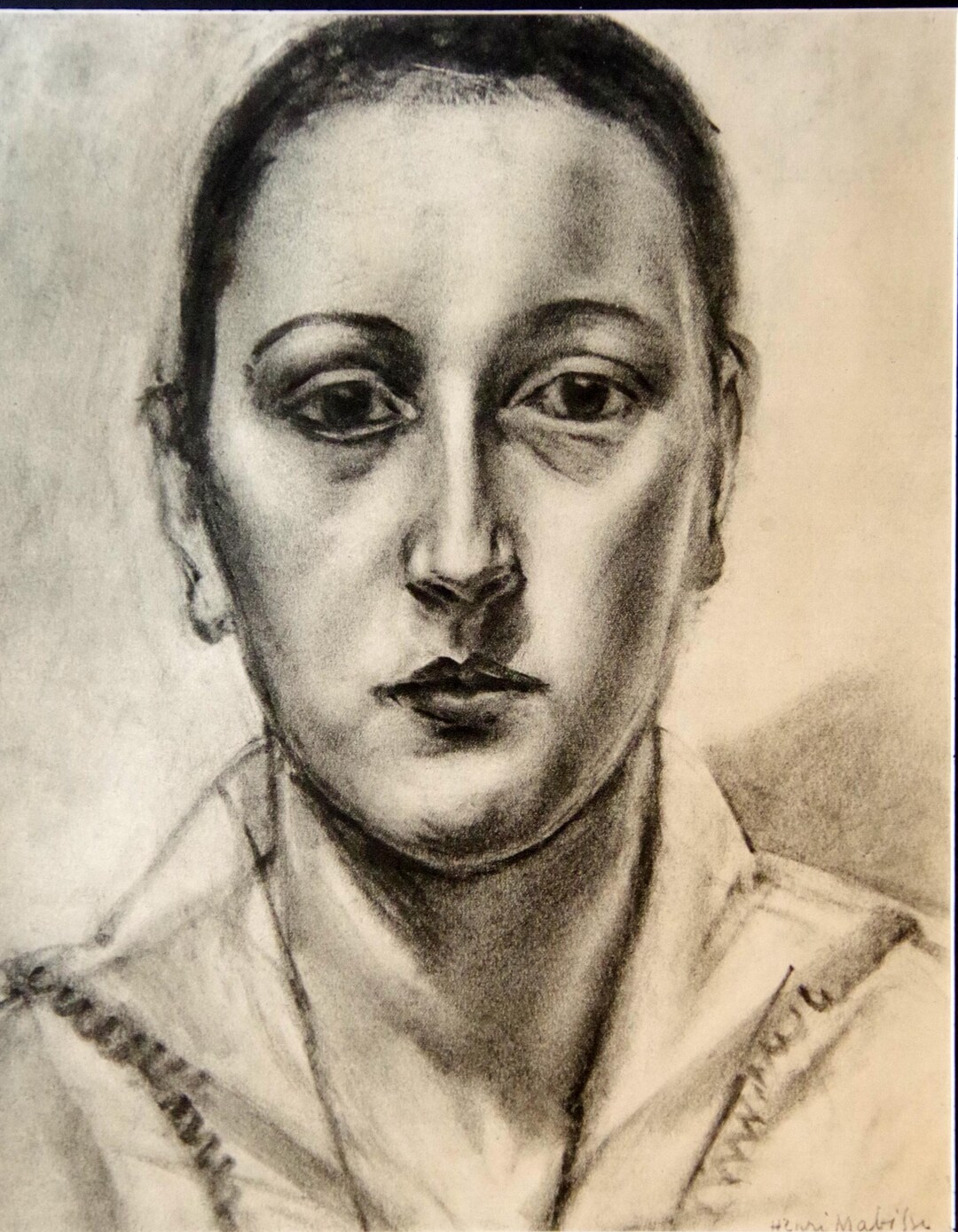 Henri Matisse, Heliogravure, 1933, Woman With Dark Eyes, Signed in ...