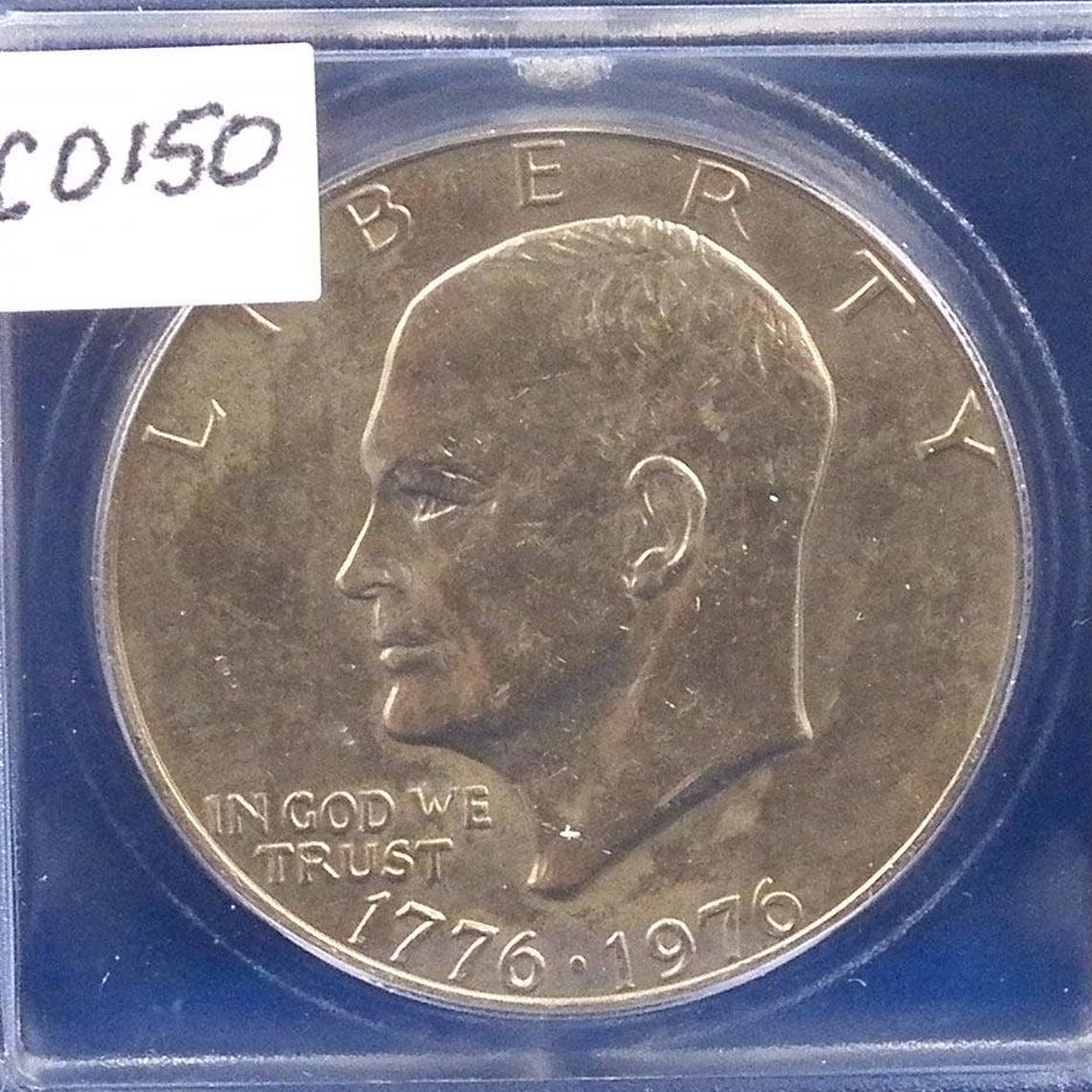 1977 Eisenhower Clad Silver Dollar ICG MS64 Graded in | Etsy