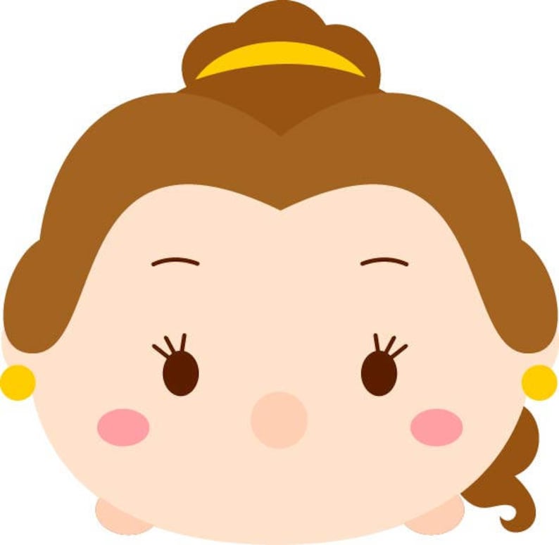 Tsum tsum svg Disney Princess SVG Cutting Files Disney | Etsy