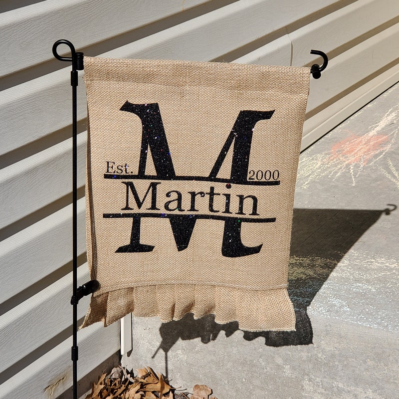 Burlap Garden Flag - Etsy
