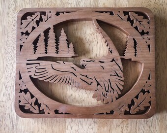 Fretwork Eagle - Etsy