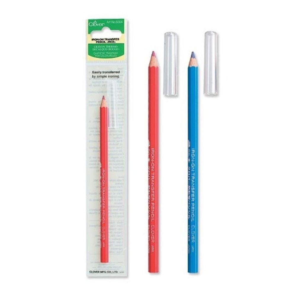 Clover Iron-on Transfer Pencil Blue or Red - Etsy