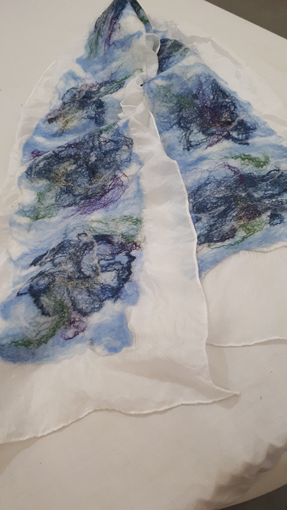 Nuno Felted Silk Scarf in a DIY Kit - Etsy