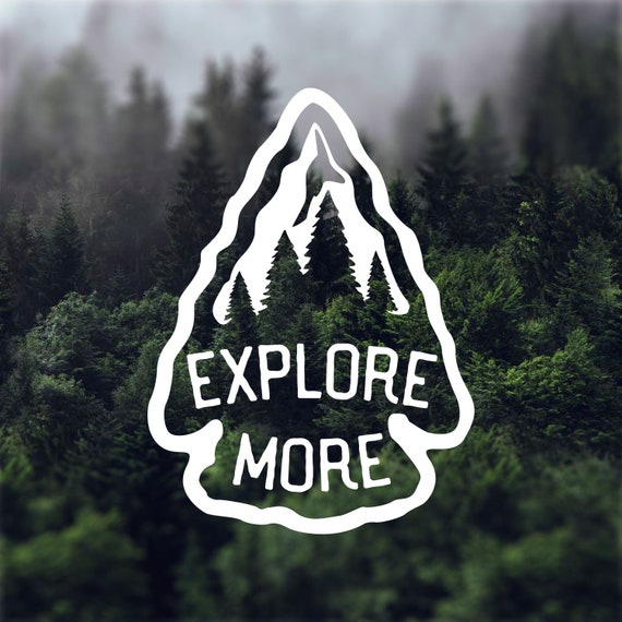 DECAL Arrowhead Adventure Vinyl Decal Mountain Decal | Etsy