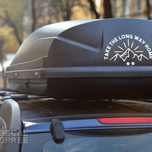 DECAL [long Way Home] Vinyl Decal | Nature Decal | Adventure Decal ...