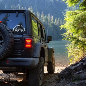 DECAL [long Way Home] Vinyl Decal | Nature Decal | Adventure Decal ...